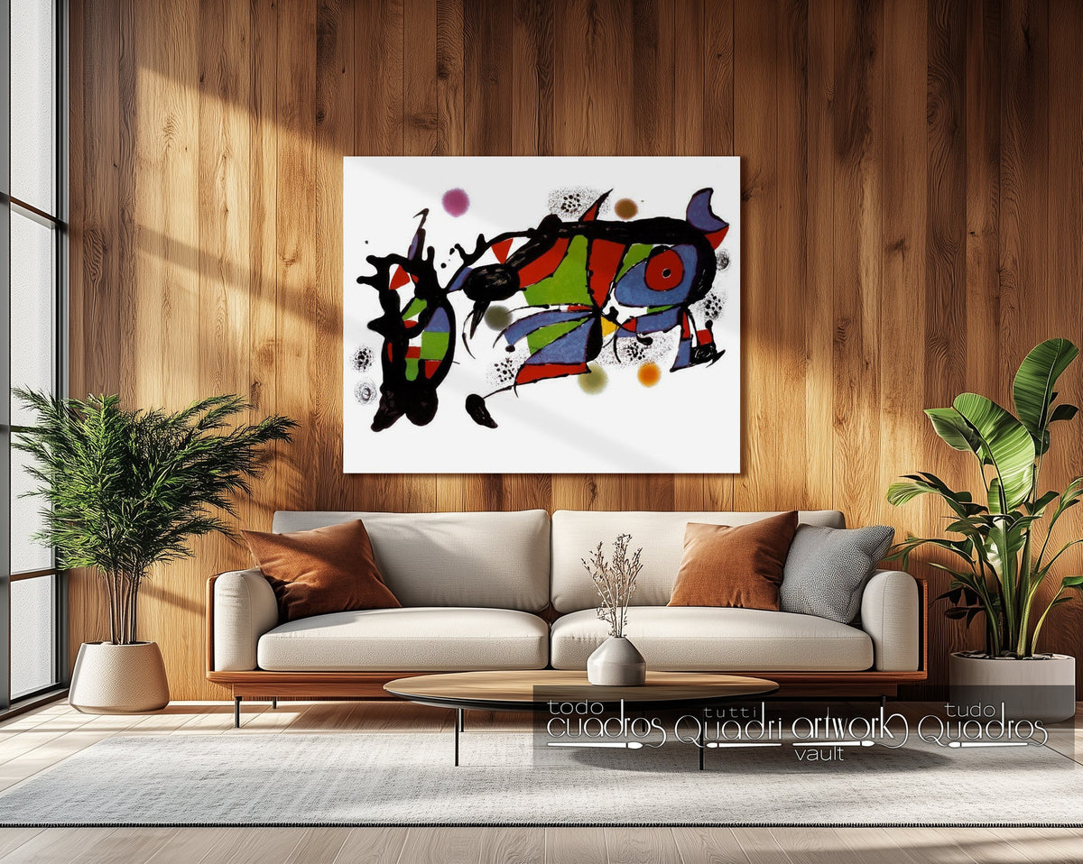 Cuadros de Miró, pinturas surrealistas al óleo.