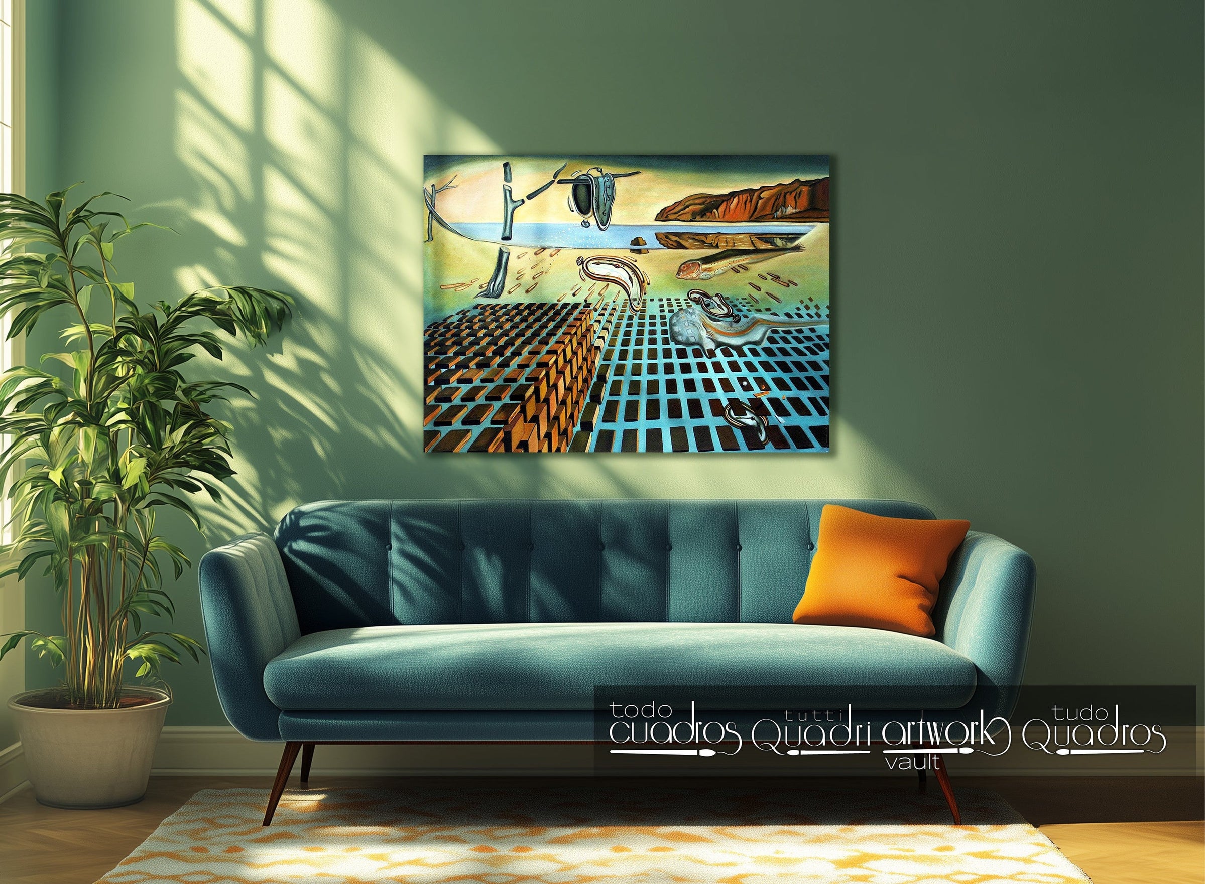 Cuadros de Dalí, obras al óleo sobre tela.