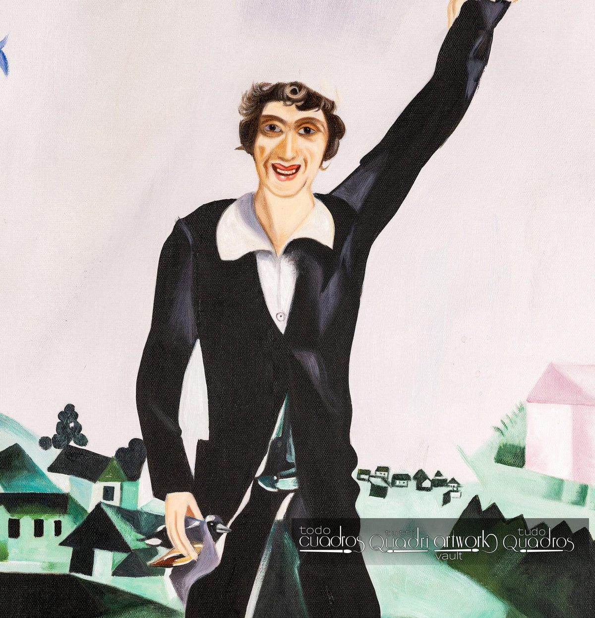 Cuadro "El paseo" de Chagall, La promenade.