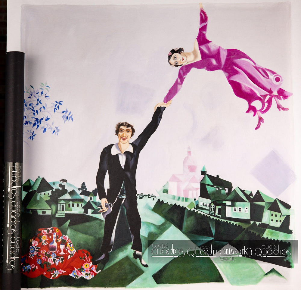 Cuadro "El paseo" de Chagall, La promenade.