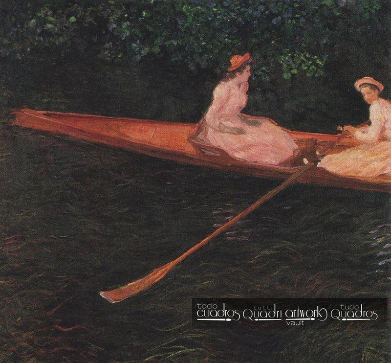 Bote en el Epte de Monet, cuadro del Museo de Arte de São Paulo.